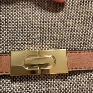 Calin collection | Bags | Calin Vegan Leather Trim Woven Body Handbag ...